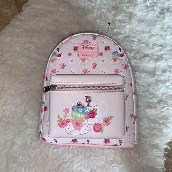 Loungefly | Bags | Loungefly Mini Backpack Cinderella Mice Tea Party ...